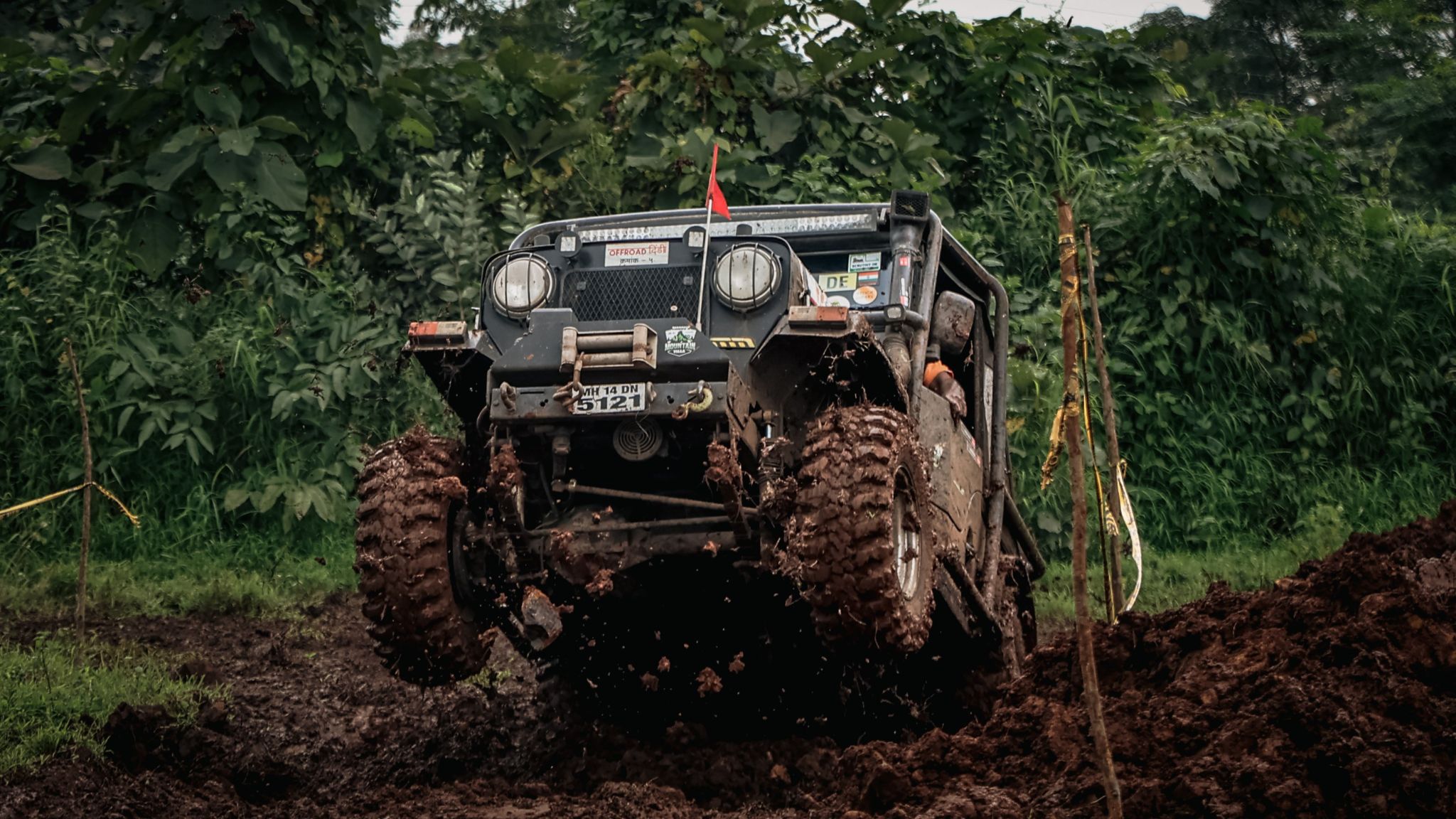 Getting muddy at the MMC Offroad Escape in Karjat